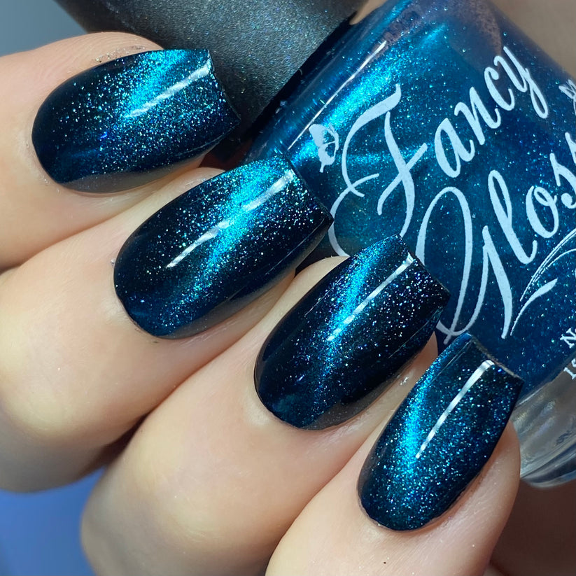 Light Blue Magnetic Top Coat – Fancy Gloss